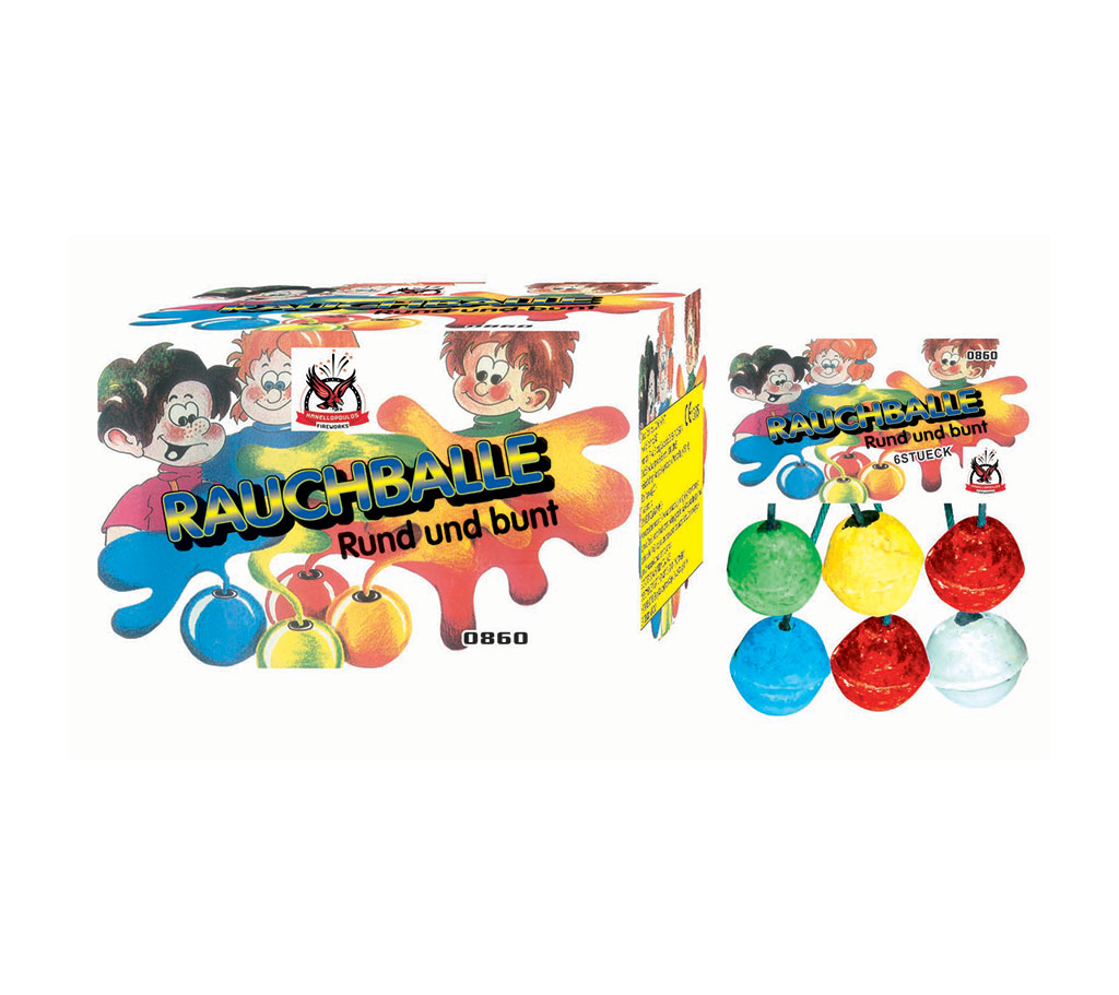 bombs-balloons.gr Πυροτεχνήματα για παιδιά, Μπαλάκια Καπνού - 6 Τεμάχια